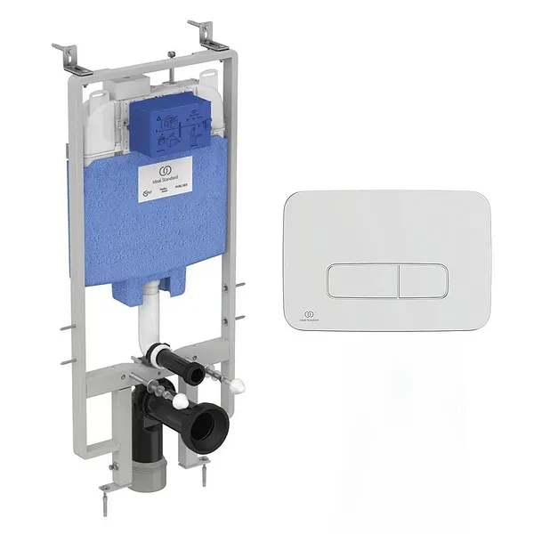 خزان دفن أيديال ستاندرد بروسيس R014367 وش اوليس M2 المربع R0123AA كروم