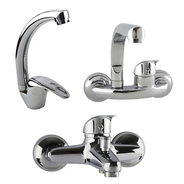 Clever Soline Bathtub Mixer 9139001, Basin Mixer 9139003 and Wall ...
