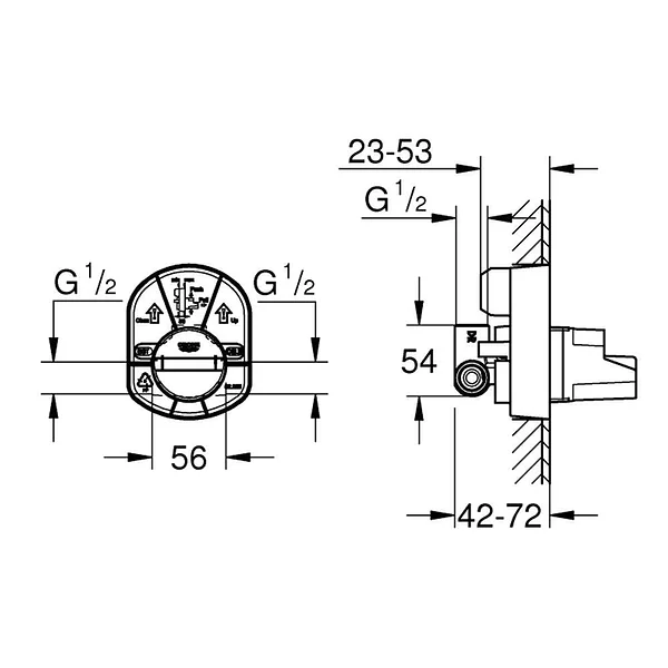 جسم دفن لخلاط بانيو جروهي 33964000